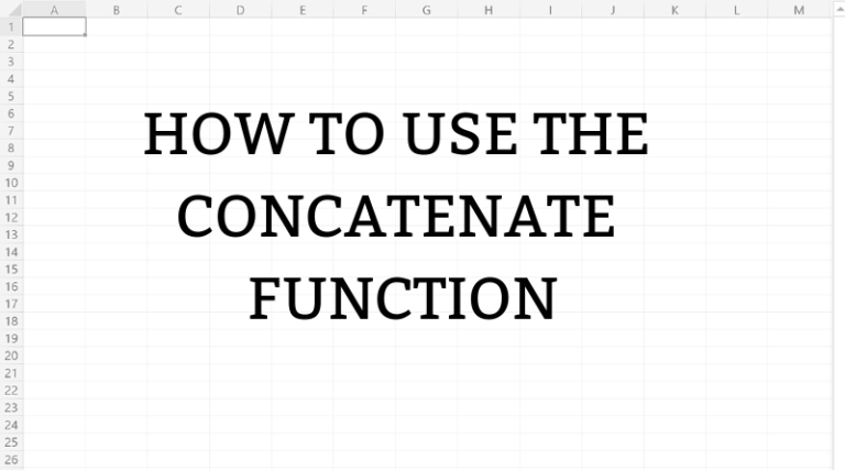 Excel Concatenate Function Examples And Common Errors Tutorialsforexcel